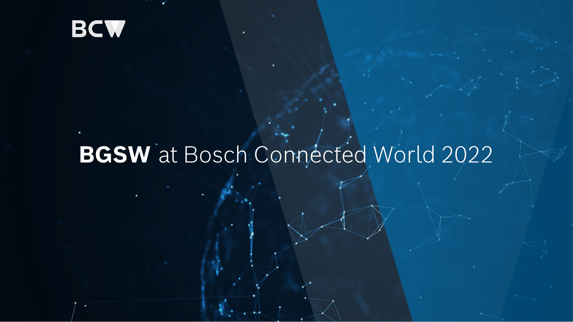 BGSW at Bosch Connected World 2022 | Bosch Global Software Technologies ...